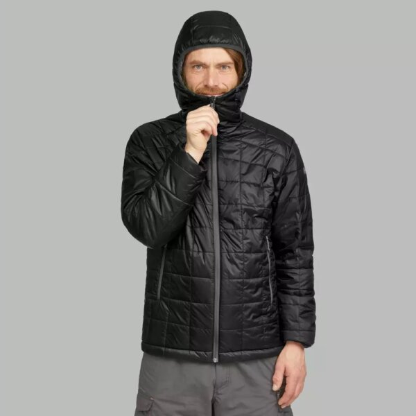 Decathlon Forclaz Trek100 Men's Polyester Cationic Jacket with Hoodie ...