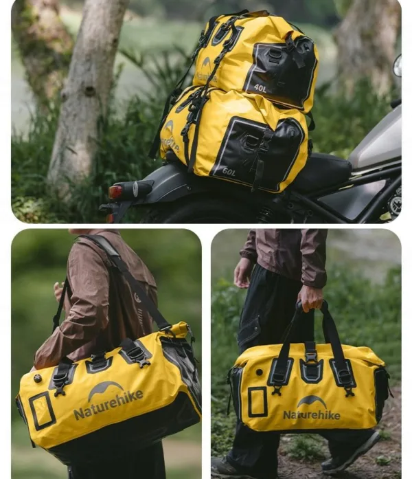 Naturehike Outdoor Multipurpose Waterproof Duffel Bag 90Ltr — Camping ...