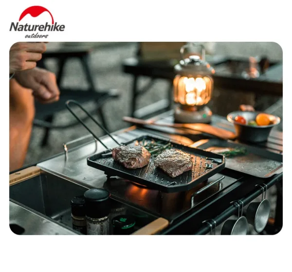 Naturehike Outdoor Non Stick Picnic Cooking Steak Plate — Camping Tent ...